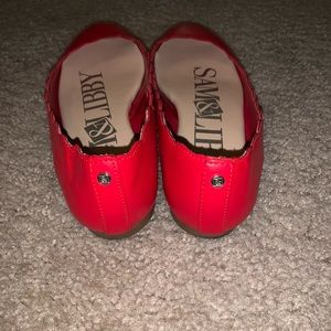 Sam & Libby | Shoes | Sam Libby Red Flats Womens 75 | Poshmark